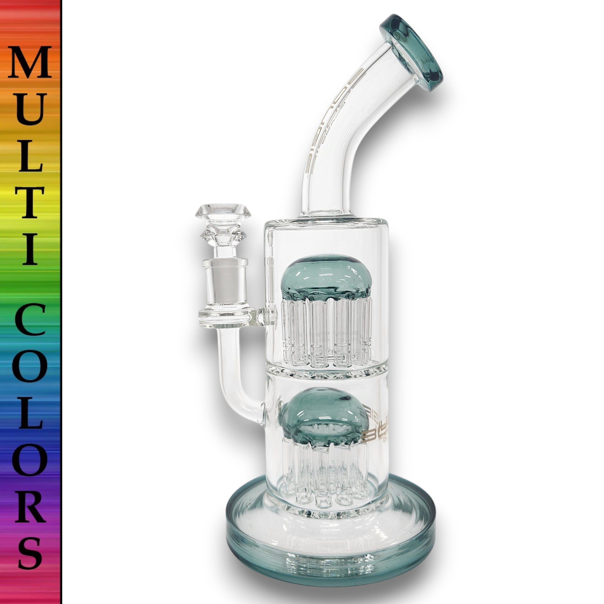 11" Bougie Dual Tree Percolator Bong - Heartland Smoke Shop