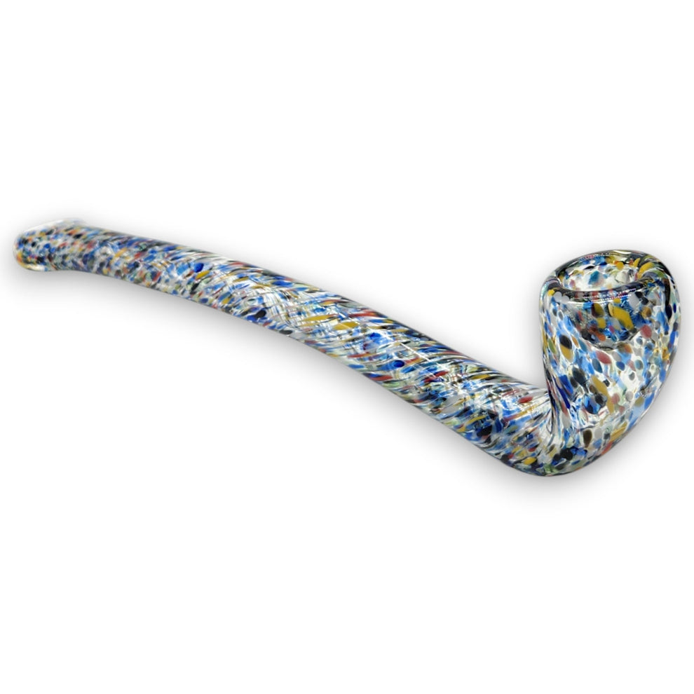 12" Glass Sherlock Hand Bowl Pipe - Heartland Smoke Shop