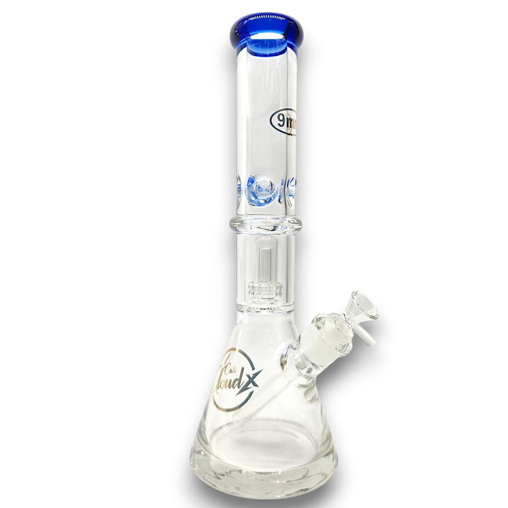15" Cali CloudX 9mm Heavy Duty Shower Perc Beaker Bong - Heartland ...
