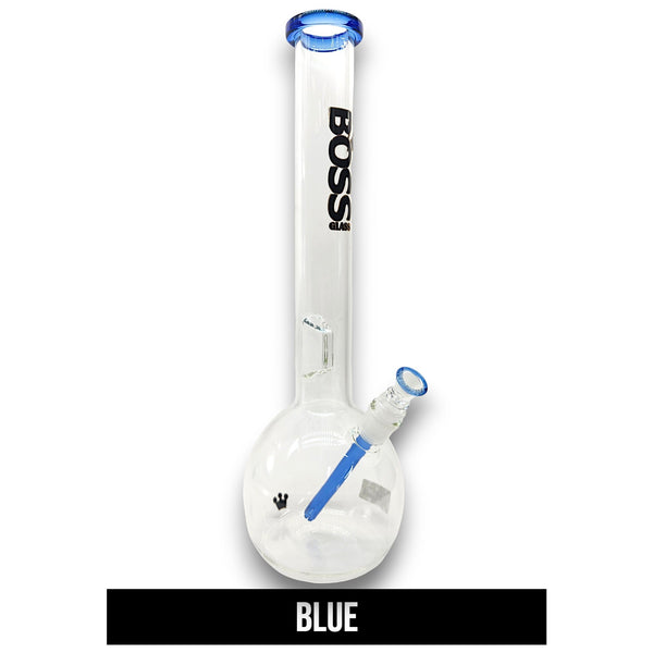18" Boss Glass Round Bottom Beaker Bong - Heartland Smoke Shop