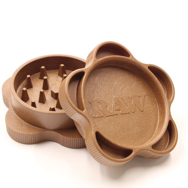 2-1/2" Raw Gripper Hemp 2 Piece Grinder - Heartland Smoke Shop