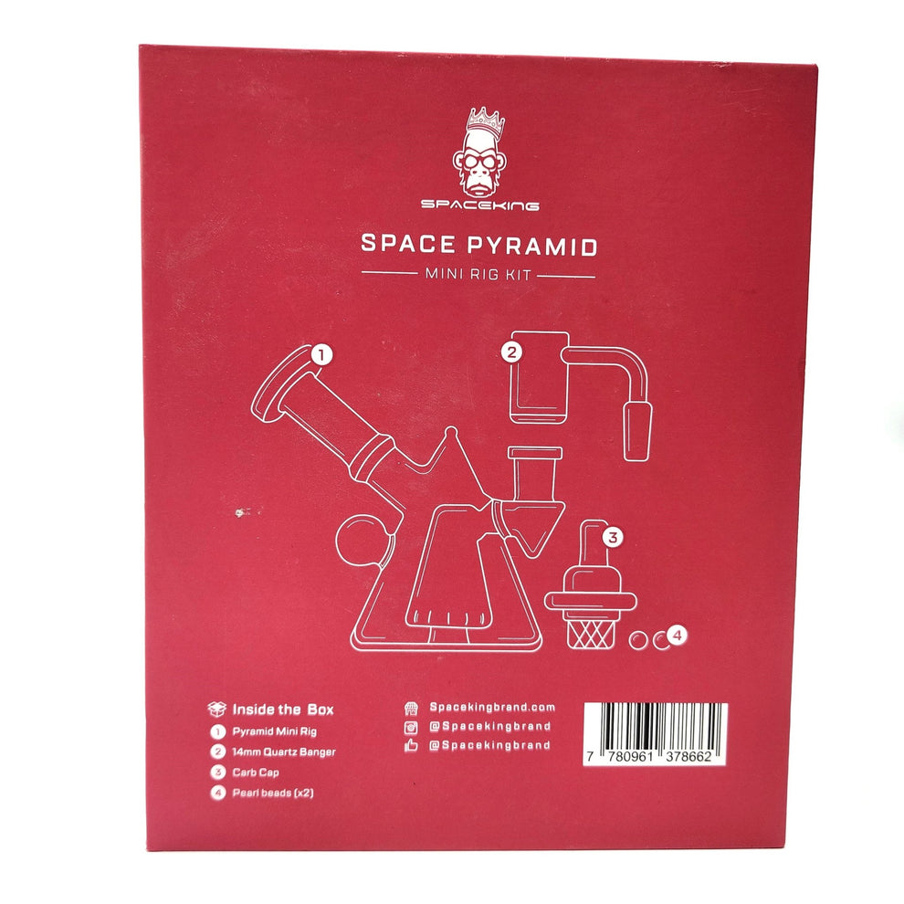 5" Space King Mini Rig Space Pyramid - Heartland Smoke Shop