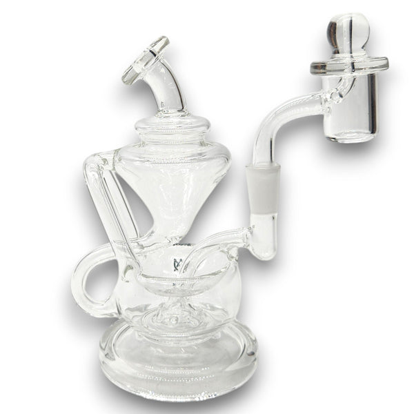 6" MJ Arsenal Claude Recycler Circ Perc Mini Dab Rig Bong - Heartland ...